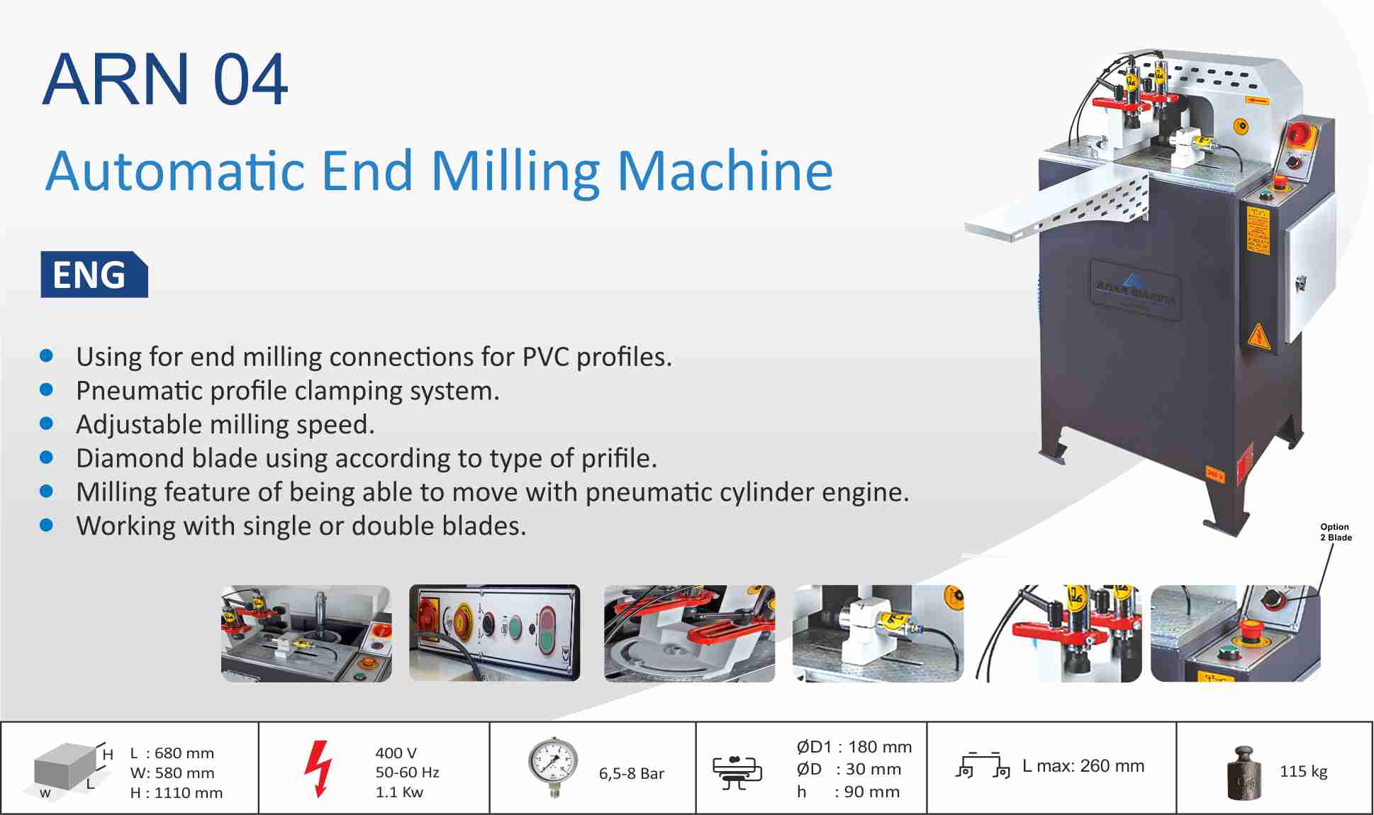 Automatic End Milling Machine – Anar Machine